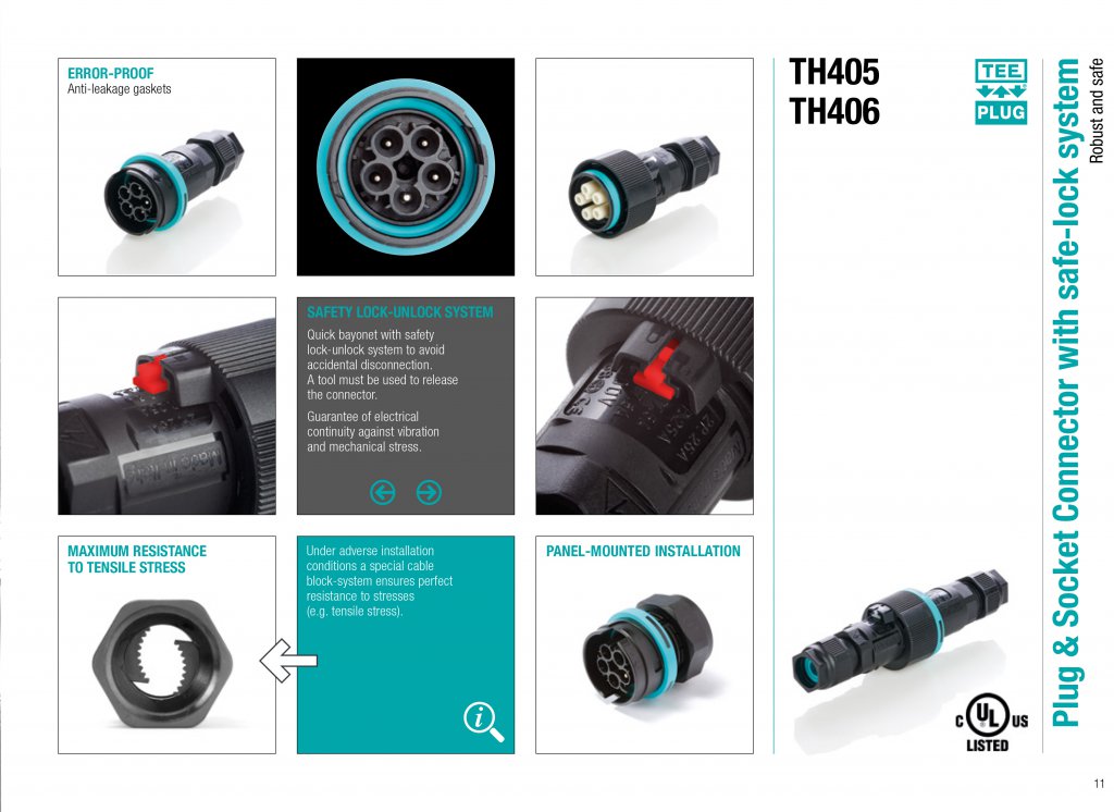 Techno adds new features to existing IP68 plug & socket...